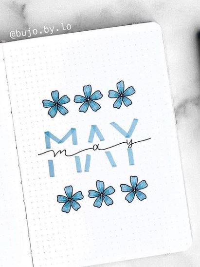 Bujo | +10 pages de couvertures de mai que vous allez adorer - AnneSo Orga