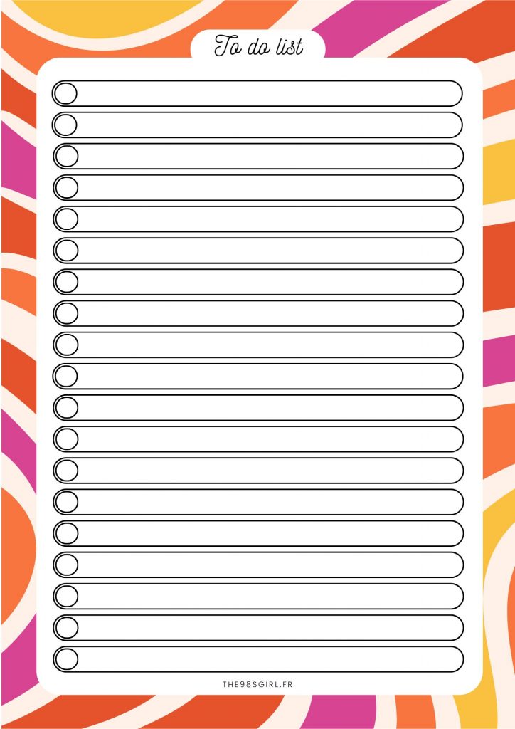 15 (super) to do list à imprimer pour être efficace - AnneSo Orga